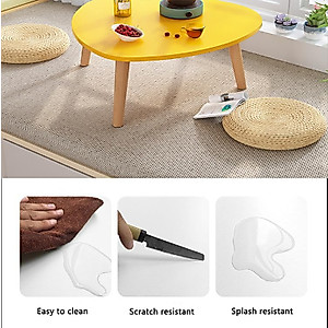 ZXWCYJ Small Triangles Coffee Table for Small Space Mid Century Modern Coffee Table for Living Room Center Table Minimalist Display Coffe Table,Suitable for Living Room, Bedroom,Yellow