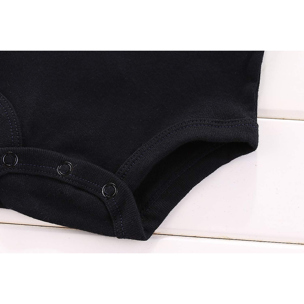 AMMENGBEI Baby Boys Girls Rompers Hand Picked for Earth by My Grandma Grandpa in Heaven Summer Bodysuit (0-3M, Grandpa Black)