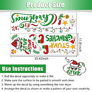 Wall Decals Stickers, Tree Sign Holiday Wall Decor, Winter Farmhouse Home Kitchen Decorations Bedroom Art Gift