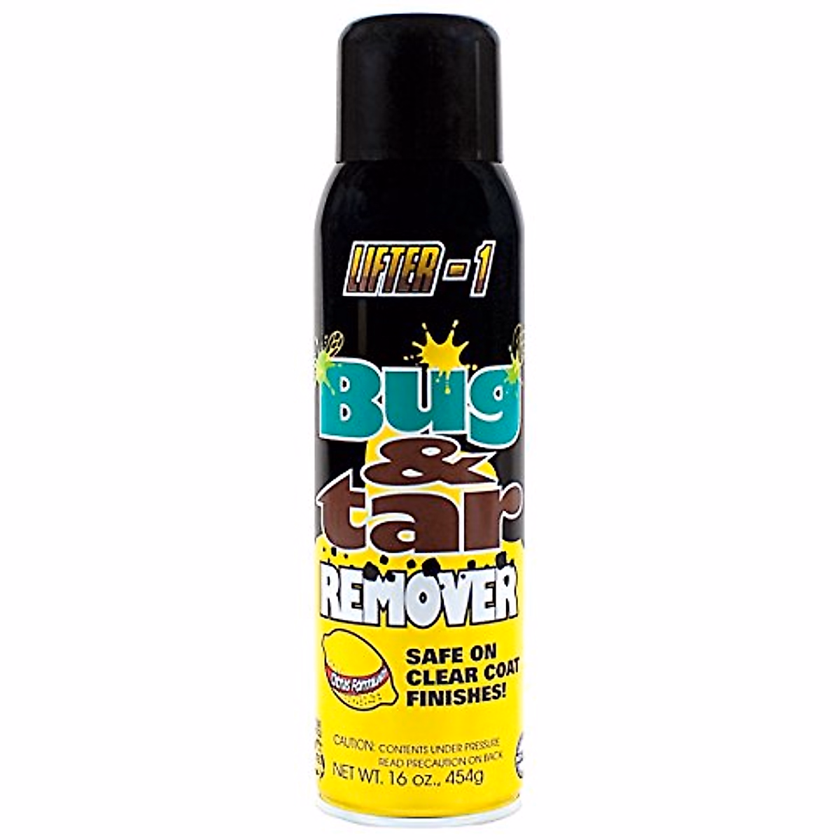 Lifter-1 Bug and Tar Remover for Cars, Trucks, RVs, and SUVs, Fresh Citrus Spray for Stuck On Grime, Clean Auto Detailing Accessory, Streak Free Shine, Safe on Exterior Paint – Pack of 1