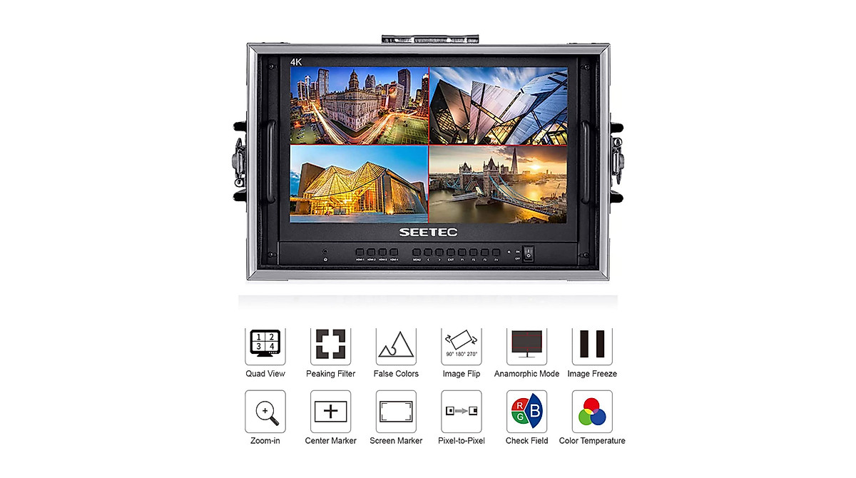SEETEC ATEM156-CO 15.6” 4K Multiview Broadcast Monitor