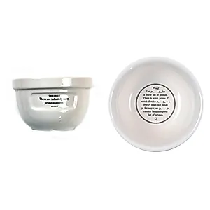 The Proof Is In The Pudding Bowls - Set of Four Math Proof Joke - Ceramic