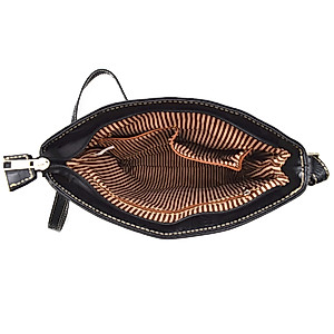 Western Rhinestone Cross Tooled Leather Concealed Carry Purse Crossbody Handbag Women Single Shoulder Bag (#2 Turquoise)