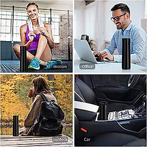 Medical Grade Stainless Steel Sports Water Bottle with LED Temperature Display,Double Wall Vacuum Insulated Water Bottle, Stay Hot for 24 Hrs,Cold for 24 Hrs,Thermo Travel Modern Mug