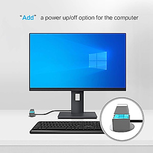 DKE Power Supply Control Adapter Cable 2M External PC Power Button ATX Desktop Computer Case Motherboard Switch On Off Power SW Cables