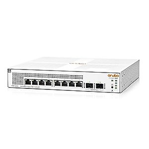 Aruba a Hewlett Packard Enterprise company HPE Networking 1930 8-Port Gb Smart-Managed Layer 2+ Ethernet Switch with PoE | 8X 1G | 2X SFP | 8X CL4 PoE 124W | US Cord (JL681A#ABA)
