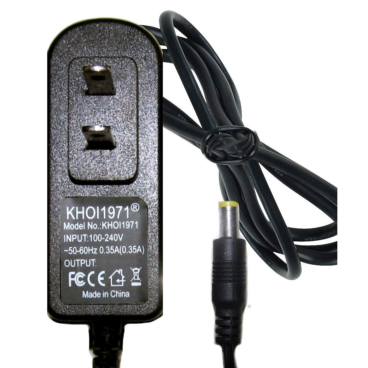 KHOI1971 Wall Charger AC Adapter Power Cable Cord Compatible with Dynacraft Paw Patrol Quad Marshall Ride on 8804-62 6V-Volt Battery