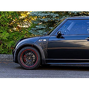 CravenSpeed Union Jack Side Scuttle Panel Decal Kit for Mini Cooper R53 2001-2006 (Matte Black)