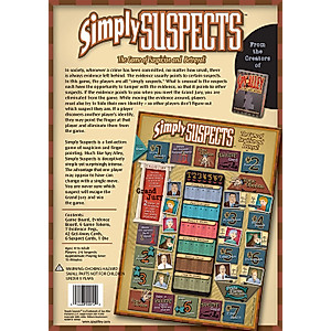 Simply Suspects - Strategy Board Game - from Spy Alley