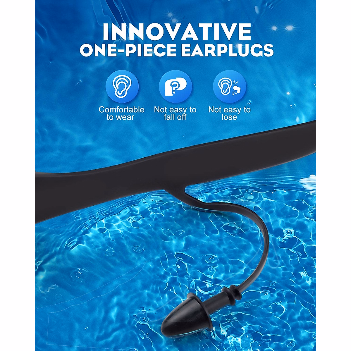 Victoper Adjustable Swim Goggles 2 Pack, Anti Fog&UV Swimming Goggles for Audlt, No Leaking Swim Glasses for Men Women Youth