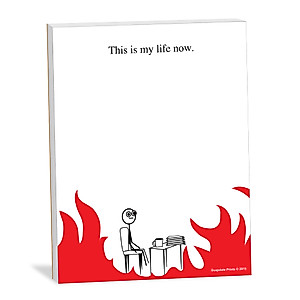 Guajolote Prints Funny Novelty Memo Pads Bundle (4 Items) Everything is Fine, This is my life Now, I have no idea what I'm doing, and I'm not even trying anymore