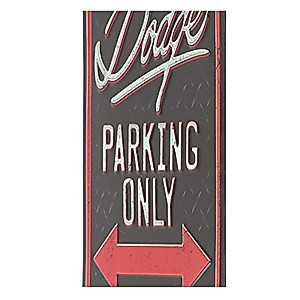 Dodge Parking Only Embossed Metal Sign - Vintage Dodge Sign for Garage - All Others Will Be Scrapped