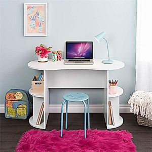 Prepac Kurv Compact Student Desk, White