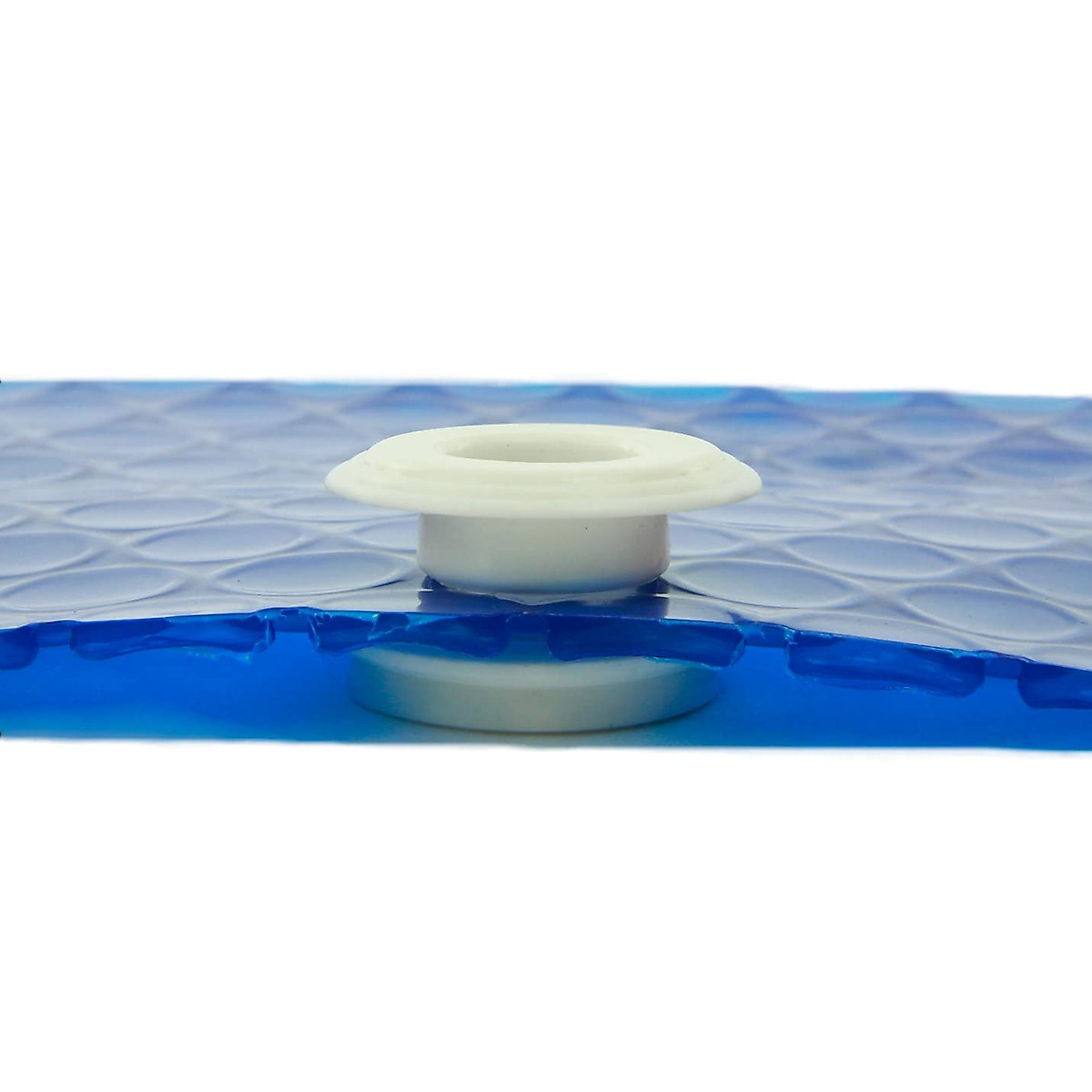 Sun2Solar Blue 20-Foot-by-40-Foot Rectangle Solar Cover Heat Retaining Blanket | 1600 Series with 6-Pack of Grommets Bundle | In-Ground and Above-Ground Rectangular Swimming Pool | Bubble-Side Down