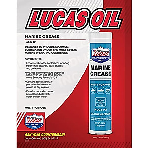 Lucas Oil 10682 Marine Grease 3 Ounce Combo Pack