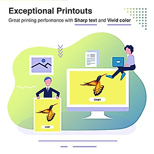 CKMY Remanufactured Printer Ink 61 Replacement for HP 61 Ink Cartridge Combo Pack for Envy 4500 4502 5530 OfficeJet 4630 2620 DeskJet 2512 1512 2542 2540 2544 3052a 3051a Printer (1 Black 1 Tri-Color)