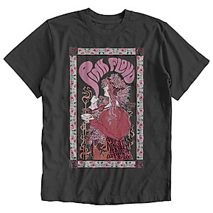 Pink Floyd Marquee Concert London 1966 Poster Men's and Women's T-Shirt (Black, Small)