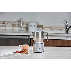 Capresso froth Select Automatic Milk Frother and Hot Chocolate Maker, Stainless Steel 209.05, Silver, 20 ounce