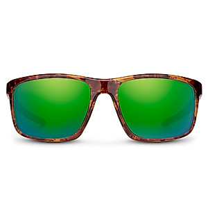 Suncloud Respek Polarized Sunglasses, Tortoise/Polarized Green Mirror, One Size