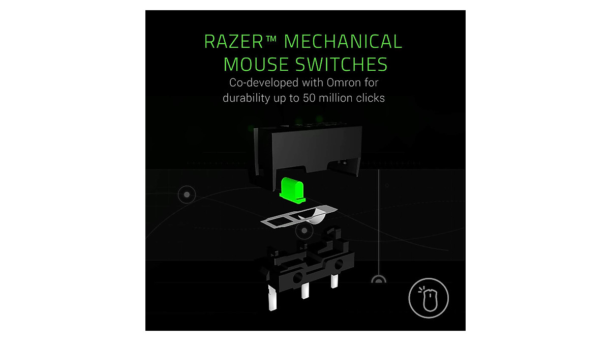 Razer Mamba Elite Wired Gaming Mouse - 16,000 DPI & RGB Lighting