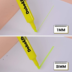 Dabo & Shobo Highlighters Set of 24,Colored Markers And Beautiful Combination Set Liquid Ink Fast Drying And Not Easy To Fade Are Suitable For Classroom, Office And Shop Short Style
