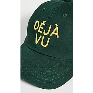 Clare V. Women's Baseball Cap, Forest, Green, Graphic, One Size