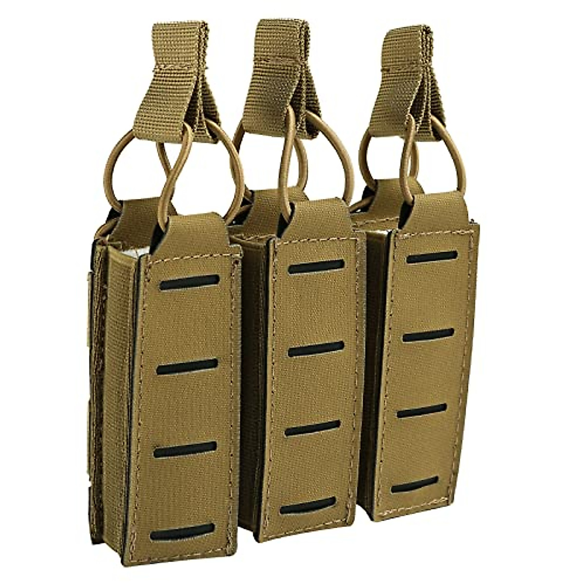 VOTAGOO Pistol Molle Mag Pouch Single Double Triple 9mm Tactical Magazine Holder for 40 Calibers Glock 1911 DD21