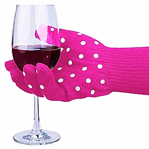 Oven Gloves with Fingers by Beets & Berry, Cooking Gloves Heat Resistant up to 650°F, for Small Hands, Baking Gloves Extra Long, BBQ Glove, Oven Glove, Kitchen Gloves for Oven, Grill Gloves, Pink