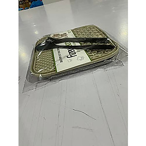 Coomazy Lick Mat for Dog and Cat, Slow Feeder & Non-Slip Design, Boredom and Anxiety Reducer, Suitable for Food, Treats, Yogurt, Peanut Butter and Liver Paste, BPA-Free, Non-Toxic, 2-Packs