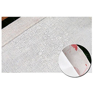 Fabric Wall Hanging Organizer with Three Pockets and Waterproof Lining - Bear Pink