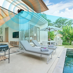 Camera Silicone Skin Cover for All-New Blink Outdoor 4 (4th Gen), COOLWUFAN Anti-Scratch Silicone Case Provides Full Camera Protection, Camera Accessories for Blink, Black (3 Packs)