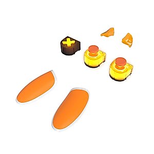 ThrustMaster ESWAP X LED ORANGE CRYSTAL PACK, Pack of 7 Backlit Orange Modules, NXG Mini-Sticks, Hot-Swap Feature, Compatible with ESWAP X PRO CONTROLLER, Xbox Series X|S and PC