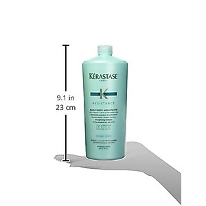 KERASTASE Resistance Bain Force Architecte Shampoo, 34 Fluid Ounce, Multicolor, reg (ABC148)