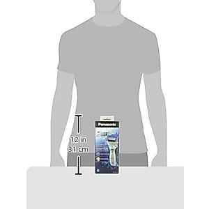 PANASONIC Electric Razor Men's Dual Blade Cordless - ES-RW30-S - (Silver)