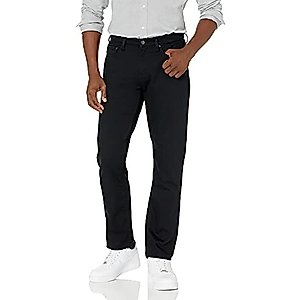 Amazon Essentials Men's Athletic-Fit Stretch Jean, Black, 36W x 32L