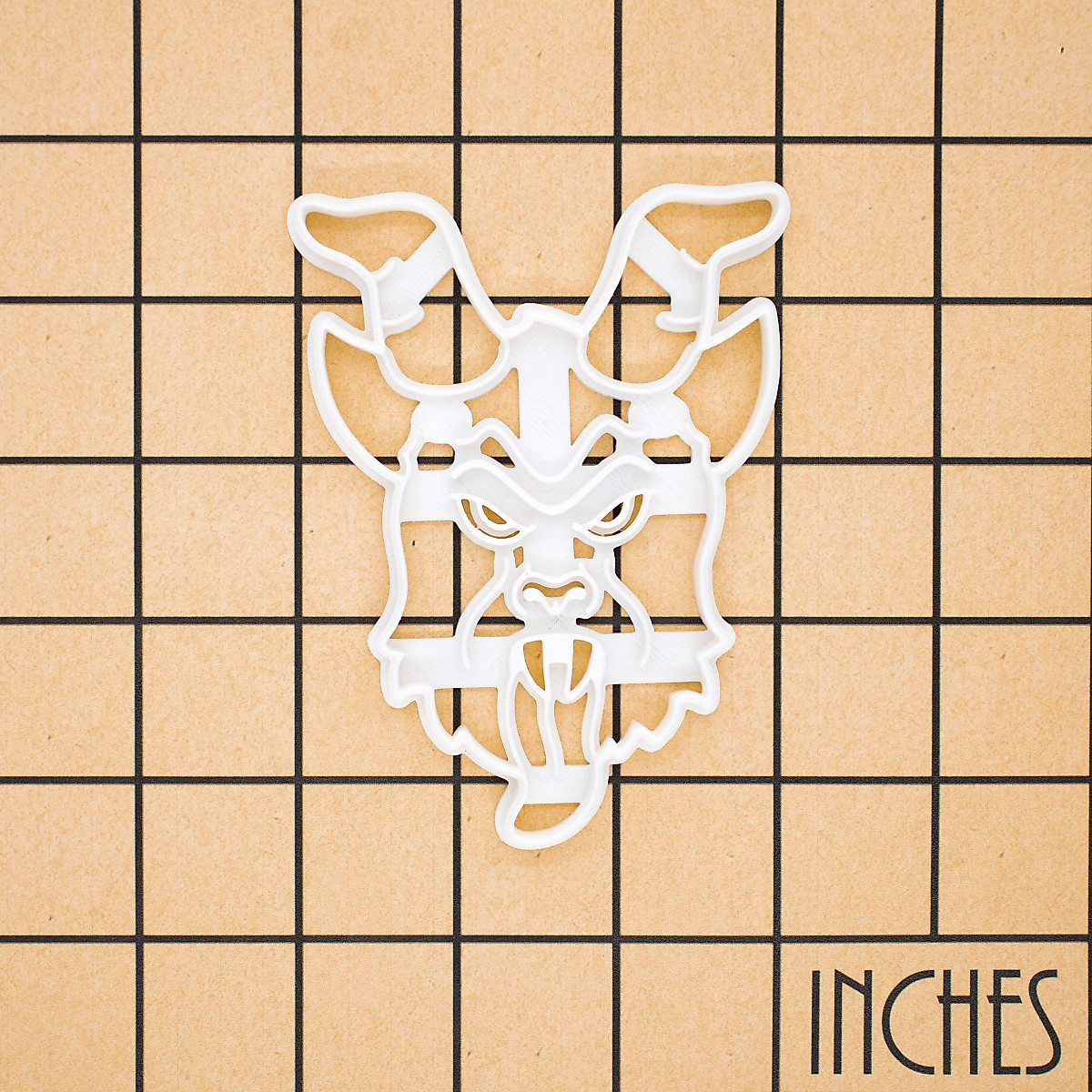 Realistic Krampus cookie cutter, Suitable for Christmas party, 1 piece - Bakerlogy