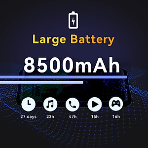 Dorland Extreme 5G Rugged Smartphone Cell Mobile Phone Industrial Intrinsically Safe Outdoor Unlocked Dual SIM 8GB+128GB 6.39inch FHD Screen Android 11 IP68 Waterproof Explosion Proof