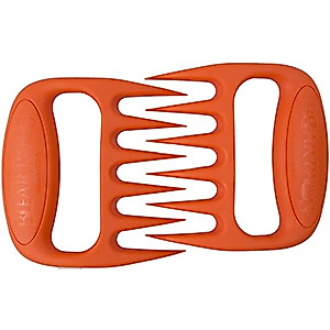 Bear Paws Meat Claws, 2 Pairs (Orange) - The Original Meat Shredder Claws, USA Made - Easily Lift, Shred and Serve Meats - Ultra-Sharp, Ideal Meat Claws for Shredding Pulled Pork, Chicken and Beef…