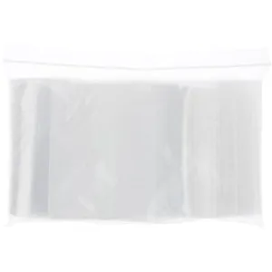 Plymor 6" x 9" (Pack of 100), 4 Mil with White-Block Heavy Duty Zipper Reclosable Plastic Bags