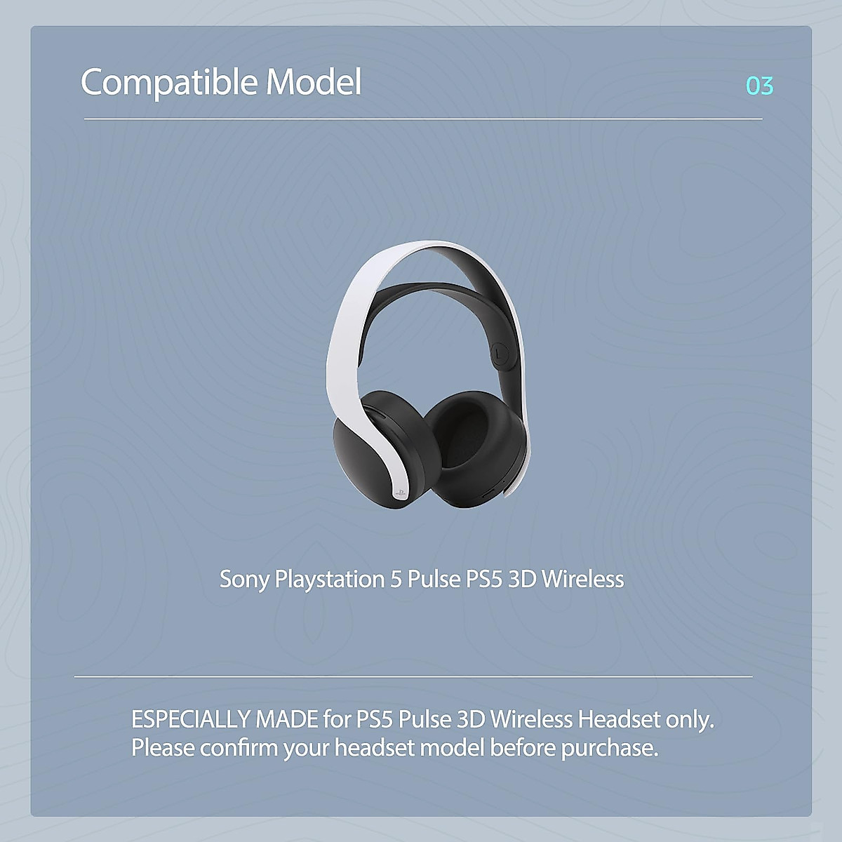 Wzsipod Premium PS5 Cooling Gel Earpads, Replacement Cushions Designed for Enhanced Comfort, Superior Sound Quality and Ultimate Gaming Experience, Black