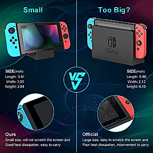 Switch tv Dock for Nintendo, 4K HDMI Switch TV Adapter with USB 3.0 Port, Replacement for Official Nintendo Switch Dock