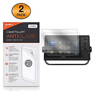 BoxWave Screen Protector Compatible With Garmin GPSMAP 741xs (Screen Protector ClearTouch Anti-Glare (2-Pack), Anti-Fingerprint Matte Film Skin for Garmin GPSMAP 741xs