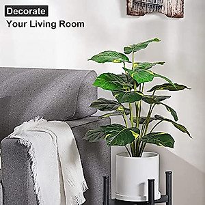 Artificial Trees for Outdoors, 30'' Artificial Green Plants Fake Tree UV Resistant Faux Plants for Indoor Outdoor Home Office Garden Decor（No Vase