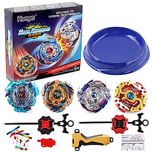 Bay Battle Burst Avatar Attack Battle Set with Two String Launcher and Grip Starter Set