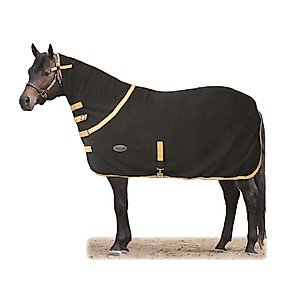Country Legend by Western Rawhide Contour Cooler Rug with High Neck, Black