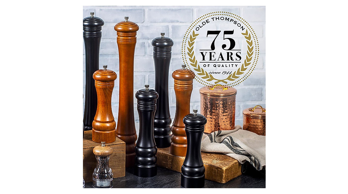 Olde Thompson 17-Inch Hotel Pepper Mill with Walnut Finish