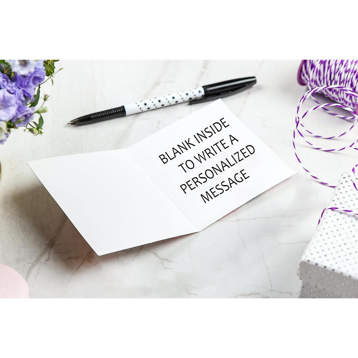 3dRose Greeting Card - Energetic Mom Super Mom Birthday and Mothers Day Greeting Gift Rosette - Mom Birthday