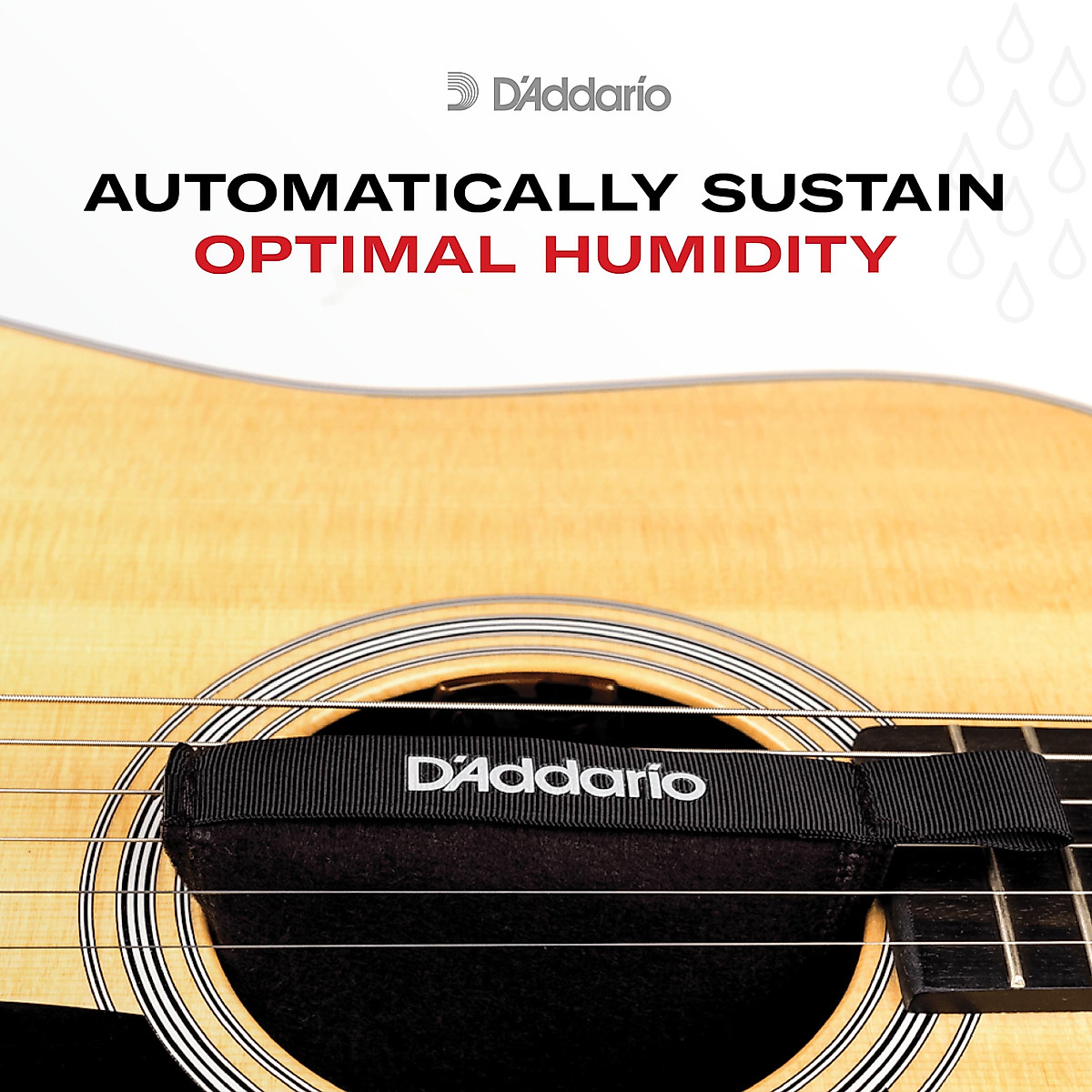 D'Addario Accessories Guitar Humidifier System - Humidipak Maintain Kit - Automatic Humidity Control System - Maintenance-Free, Two-Way Humidity Control System For Guitars