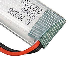 300mAh RC UAV Drone Replacement Battery - 702030 3.7V Lithium Battery Accessory for FQ777 F180 FY530 U816 Drones