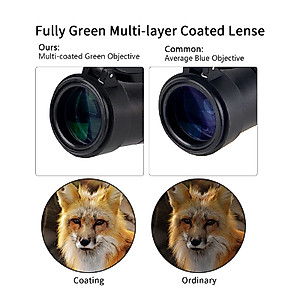 ToopMount 1.5-6X24mm Tactical Optics Scope Red Fiber Picatinny Optics Scope 1/4 MOA Fully Multi-Coated Optics One-Piece Aluminum Tube Second Focal Plane for with 11, 20mm Rings